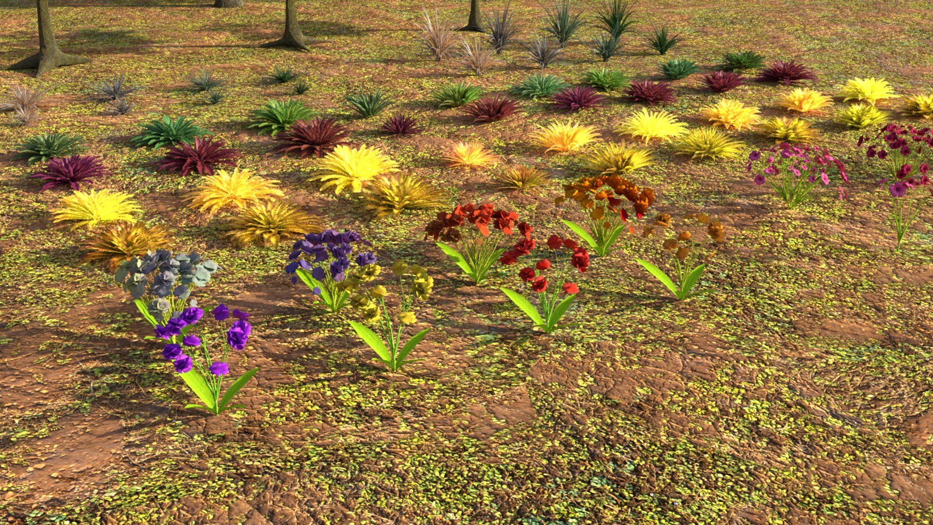 3D Nature Assets Pack - TurboSquid 1808019