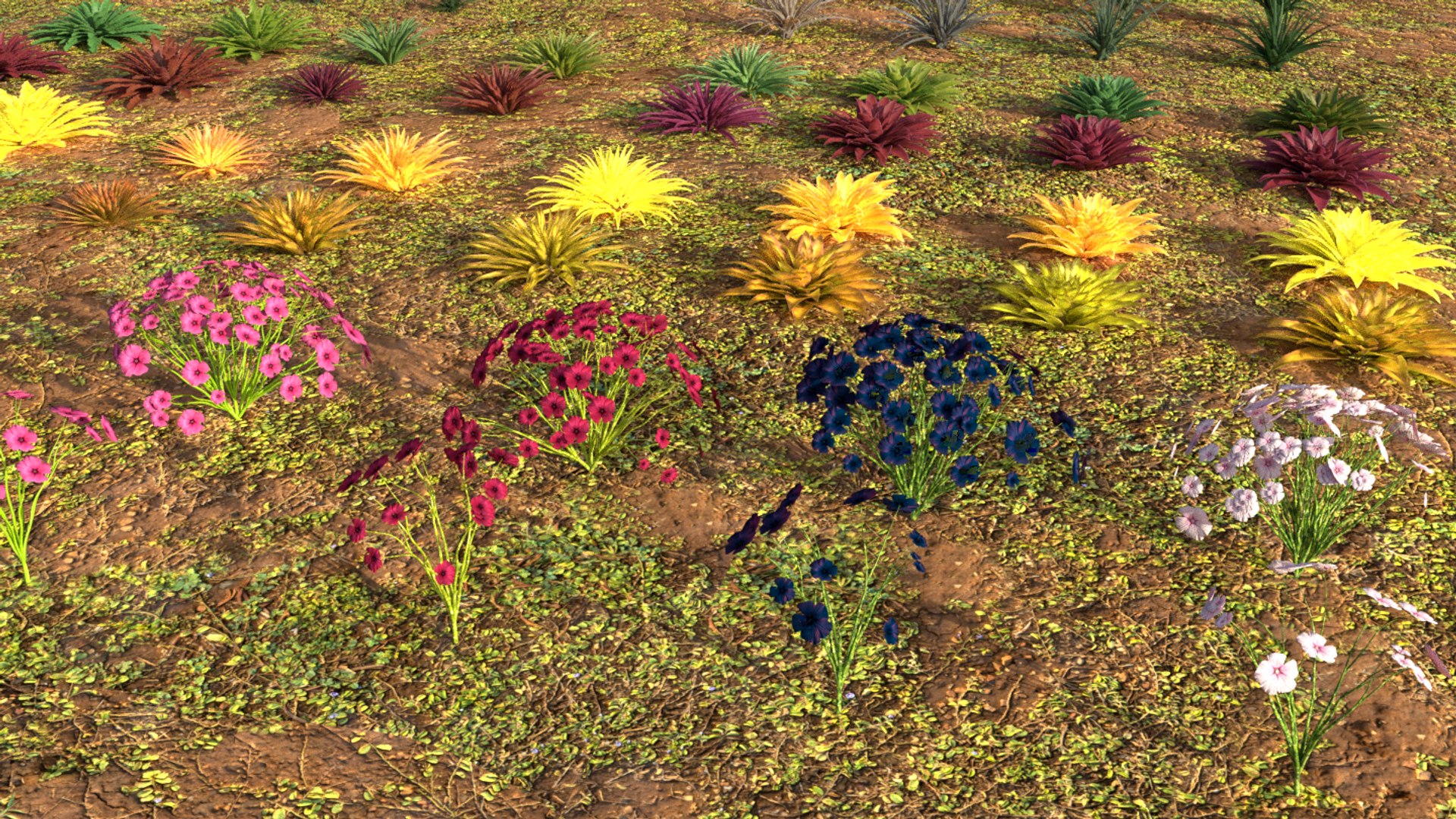 3D Nature Assets Pack - TurboSquid 1808019