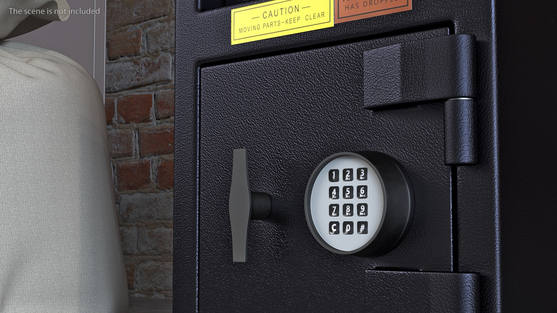 3D Drop Safe Black Model - TurboSquid 2071171