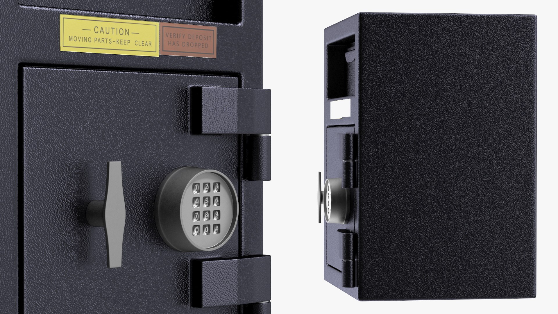 3D Drop Safe Black Model - TurboSquid 2071171