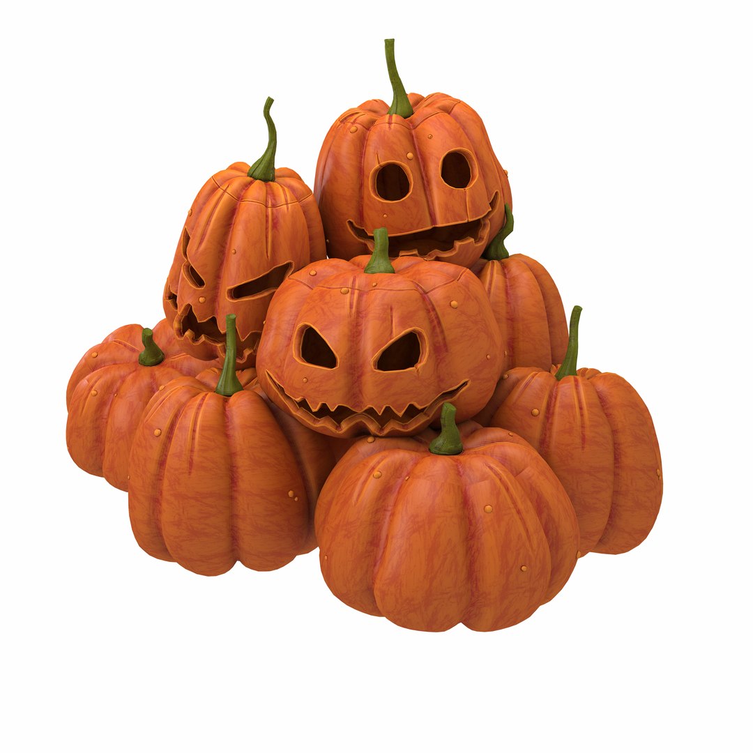 Halloween Pumpkins 3D - TurboSquid 2358273