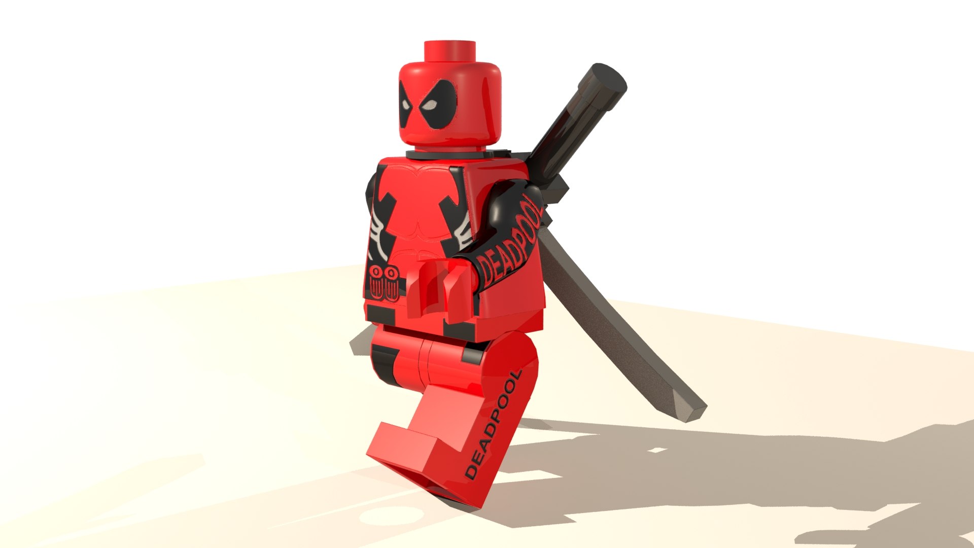 3D Lego Deadpool Character - TurboSquid 1312456