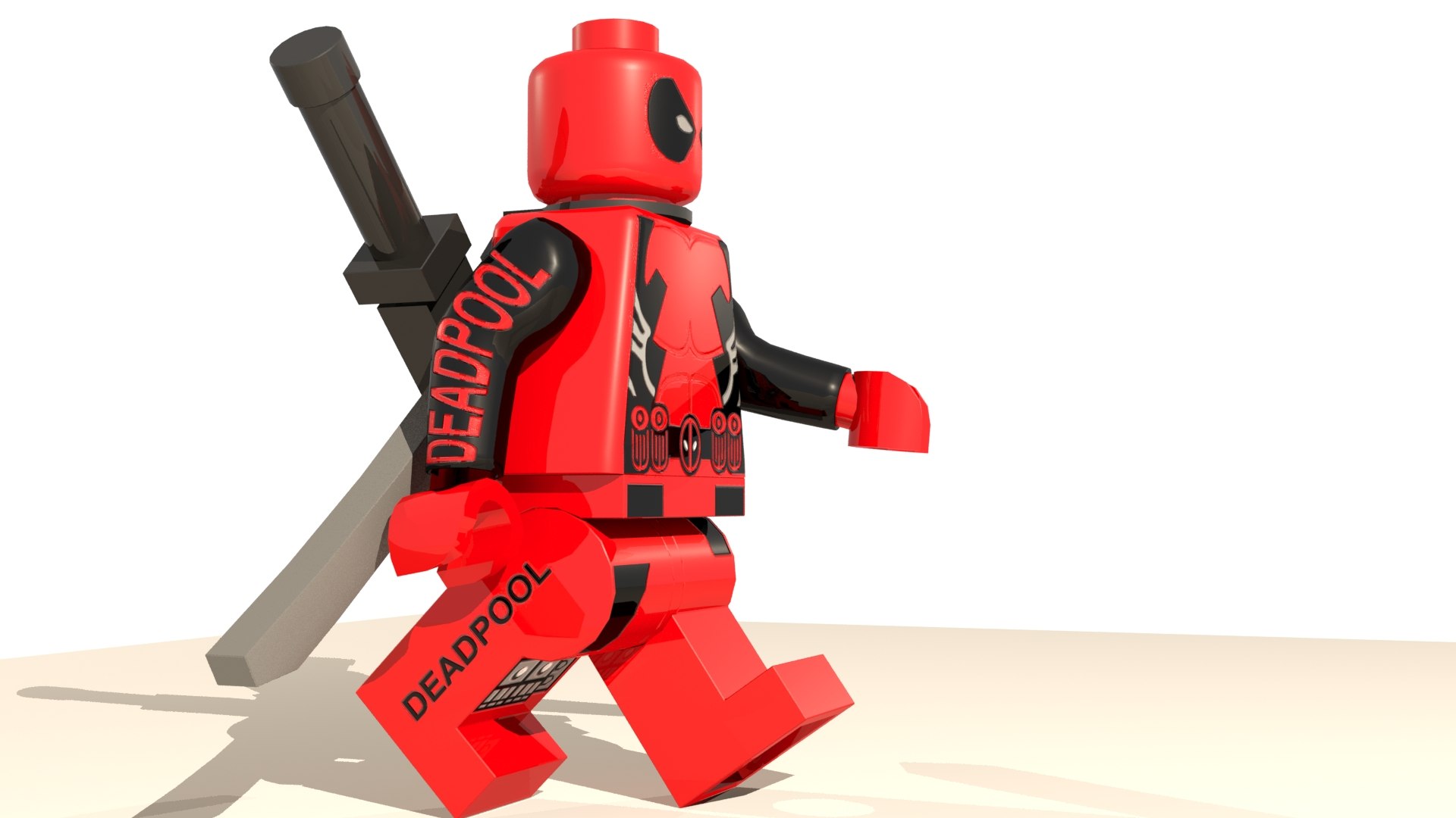 3D Lego Deadpool Character - TurboSquid 1312456