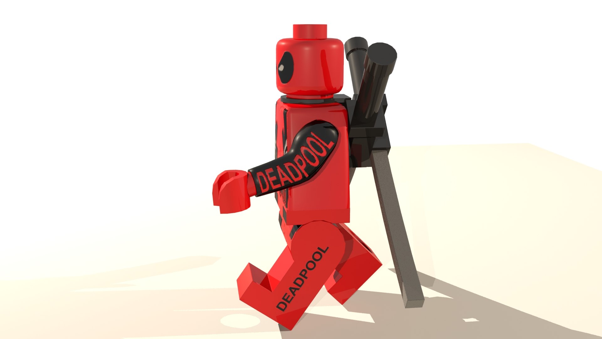 3D Lego Deadpool Character - TurboSquid 1312456