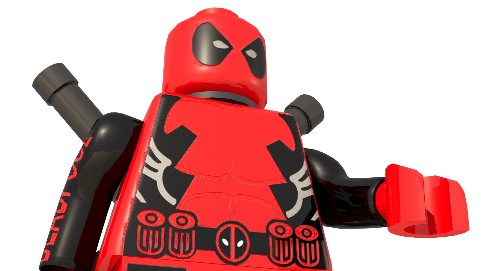3D Lego Deadpool Character - TurboSquid 1312456