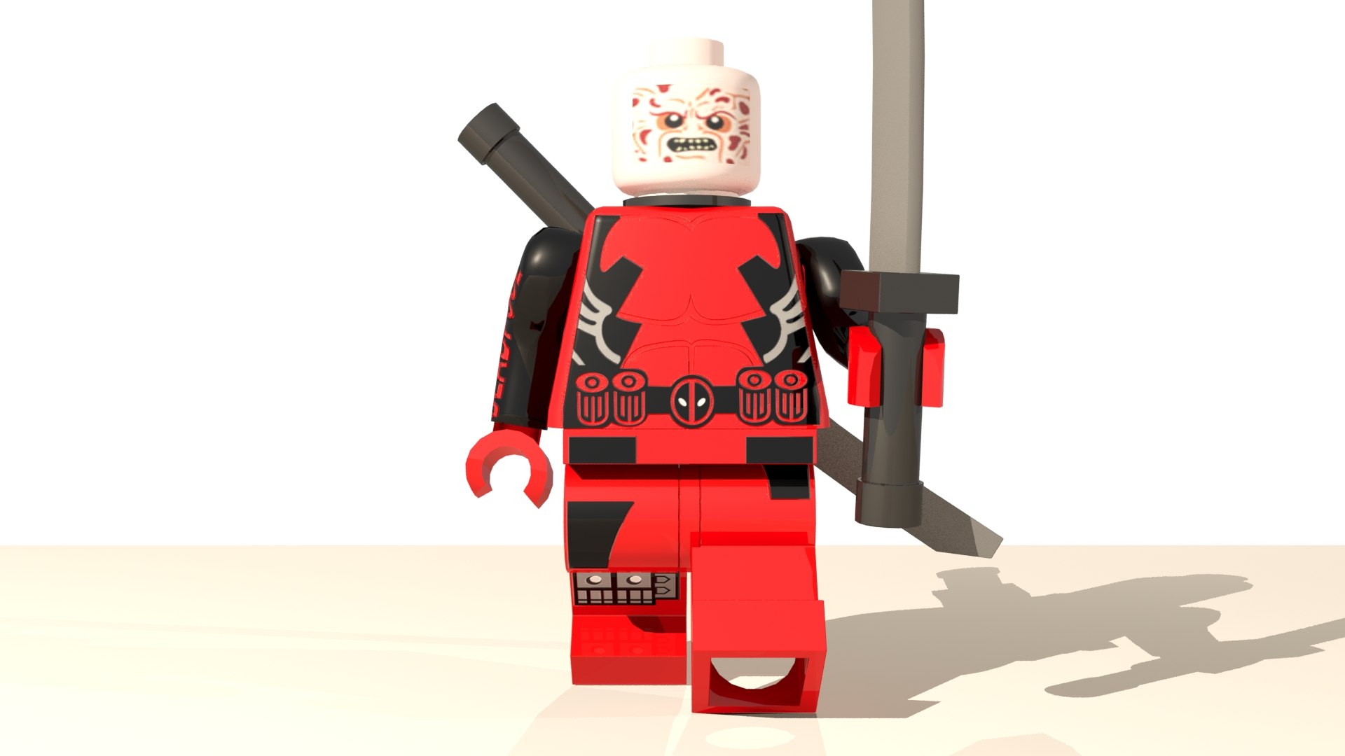 3D Lego Deadpool Character - TurboSquid 1312456