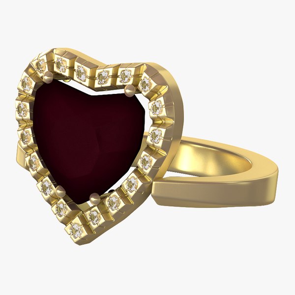Heart Ring 3D Models for Download | TurboSquid