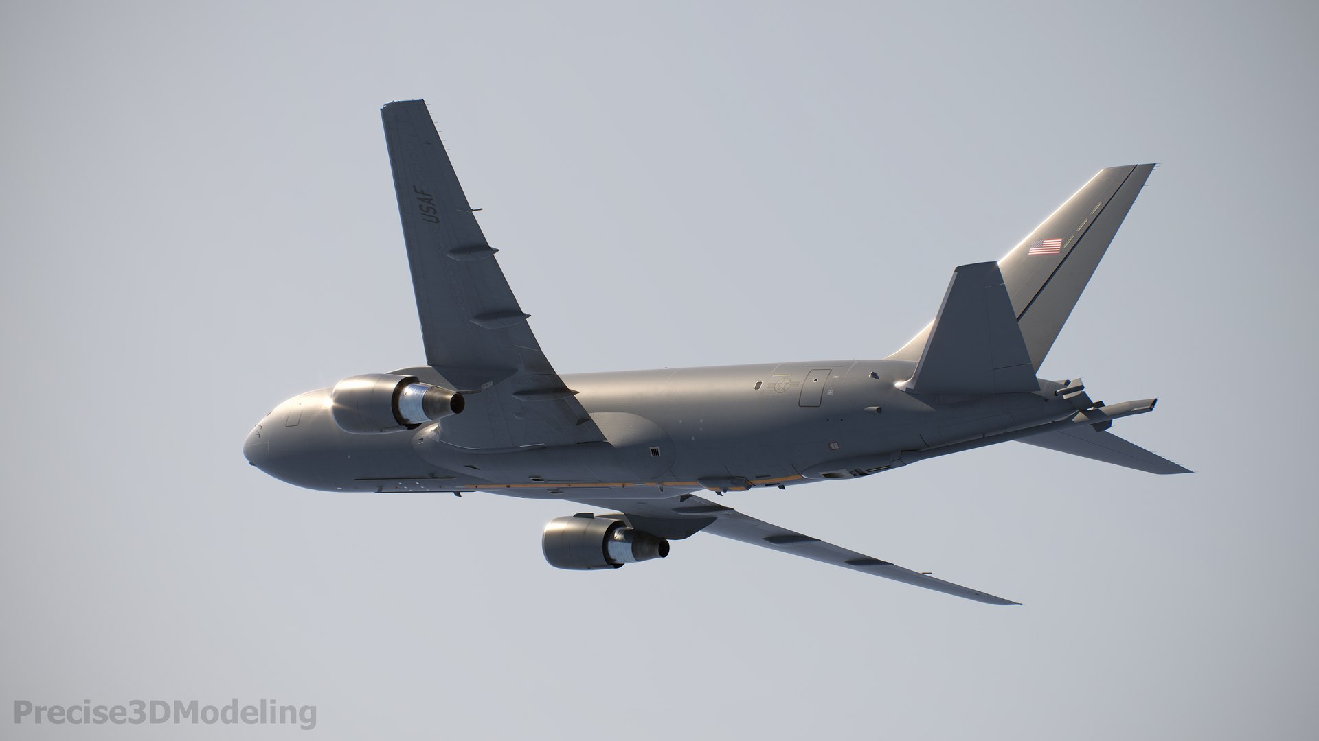 Boeing KC-46 Pegasus Tanker Advanced Aerial Refueler 3D model ...