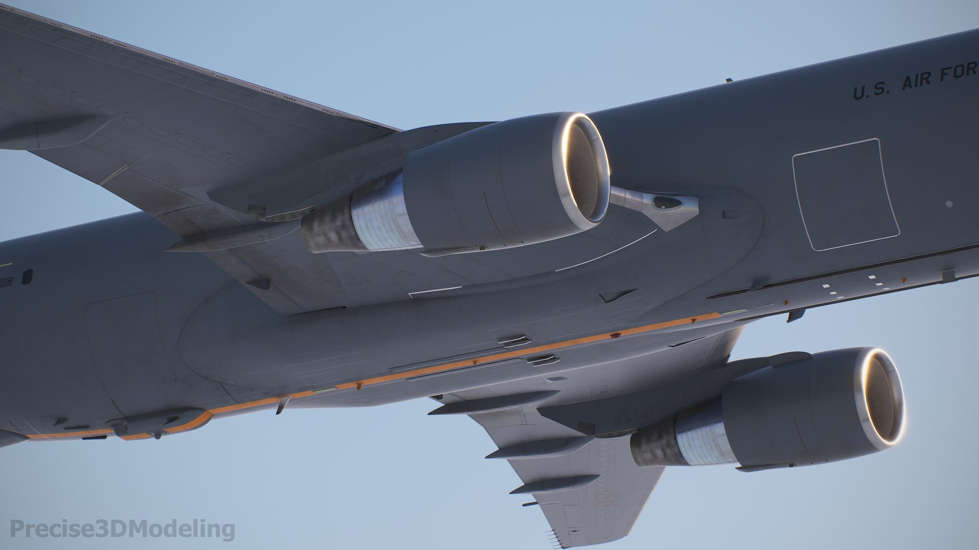 Boeing KC-46 Pegasus Tanker Advanced Aerial Refueler 3D model ...