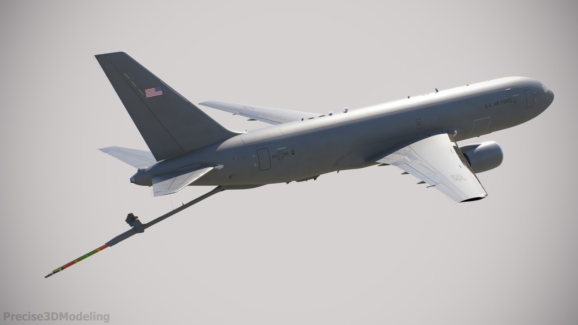 Boeing KC-46 Pegasus Tanker Advanced Aerial Refueler 3D model ...