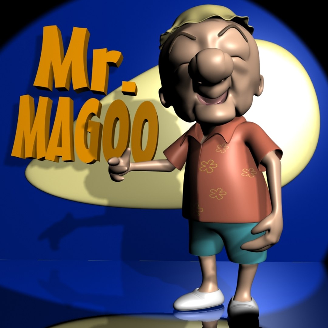 Mister Magoo Rigged 3d Model