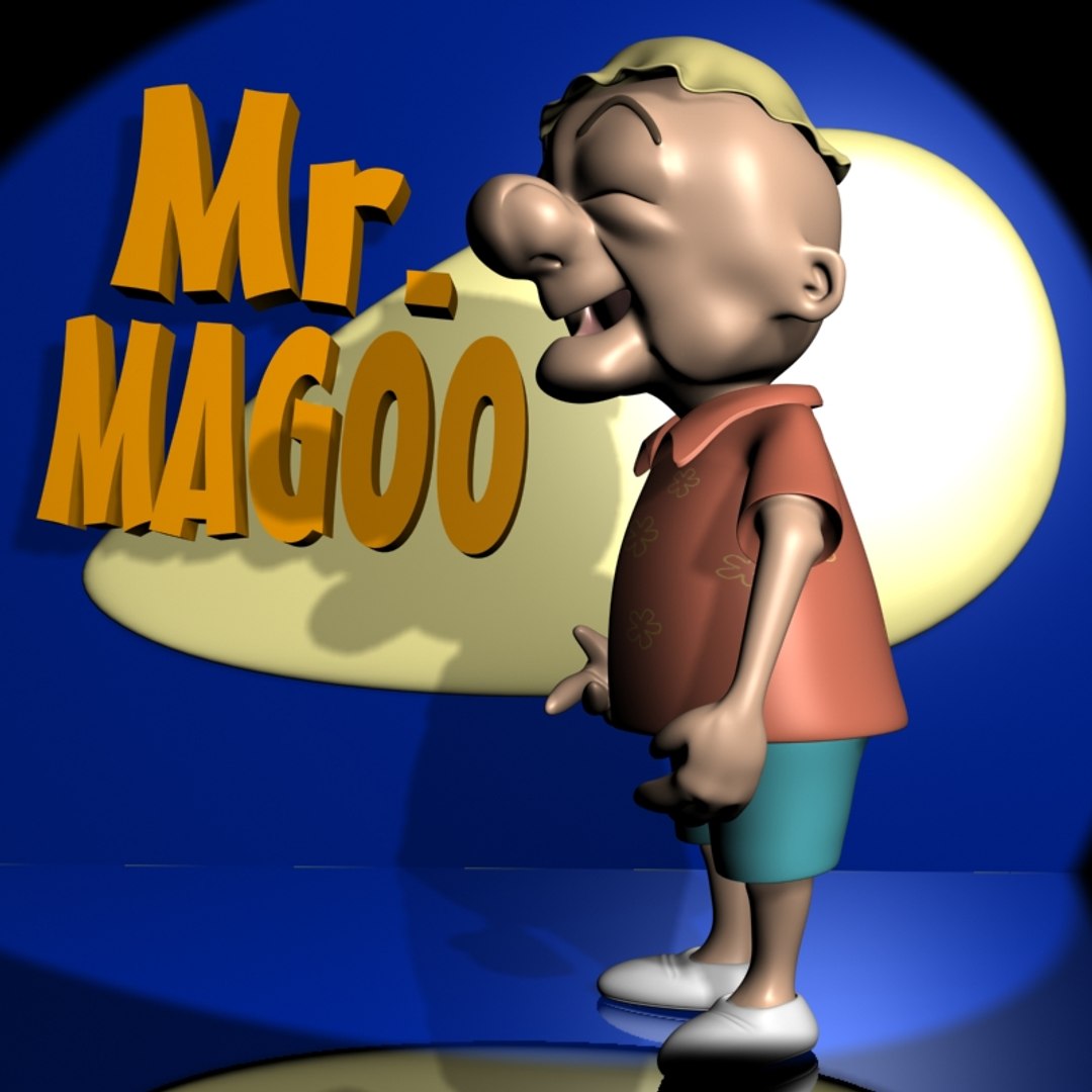 Mister Magoo Rigged 3d Model