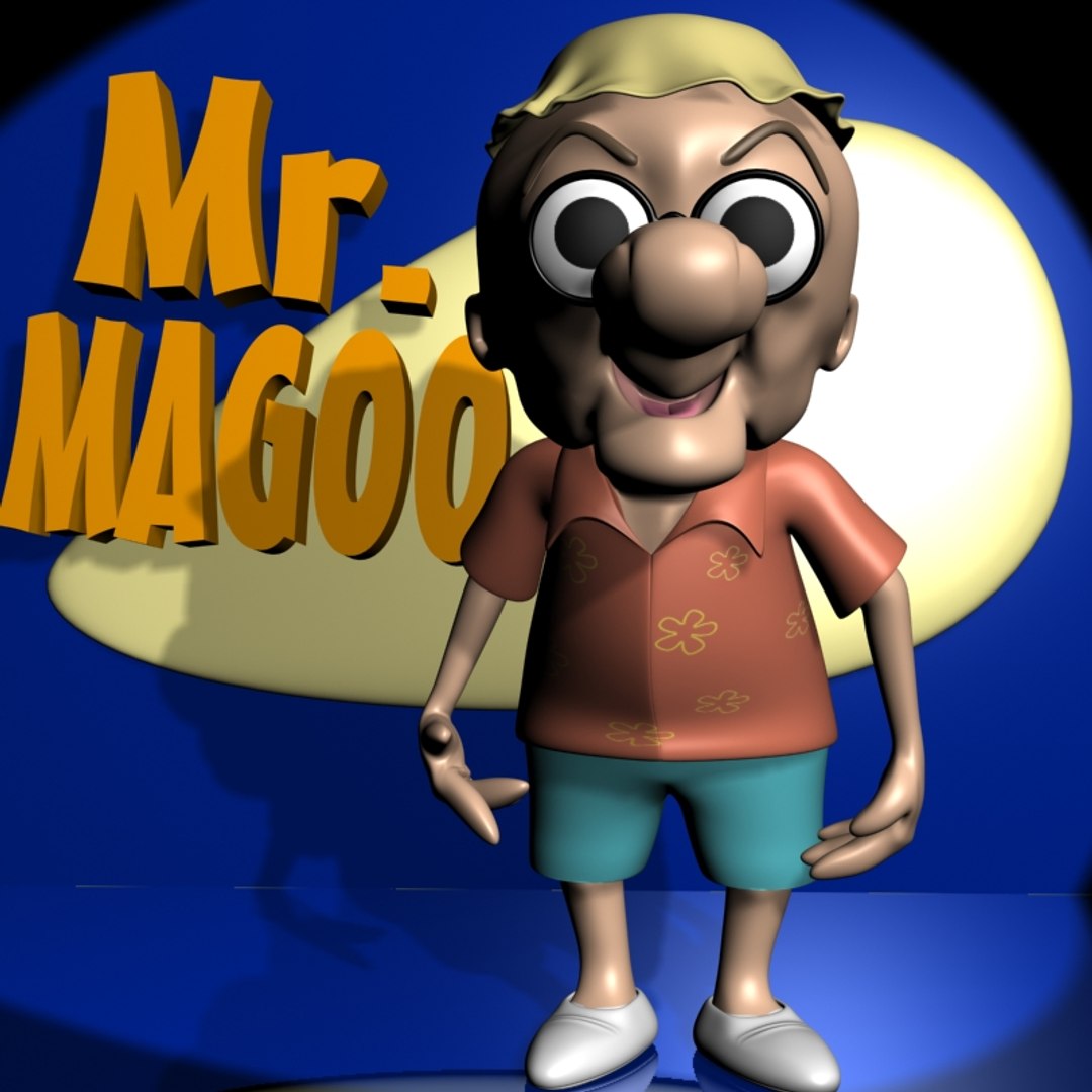 Mister Magoo Rigged 3d Model