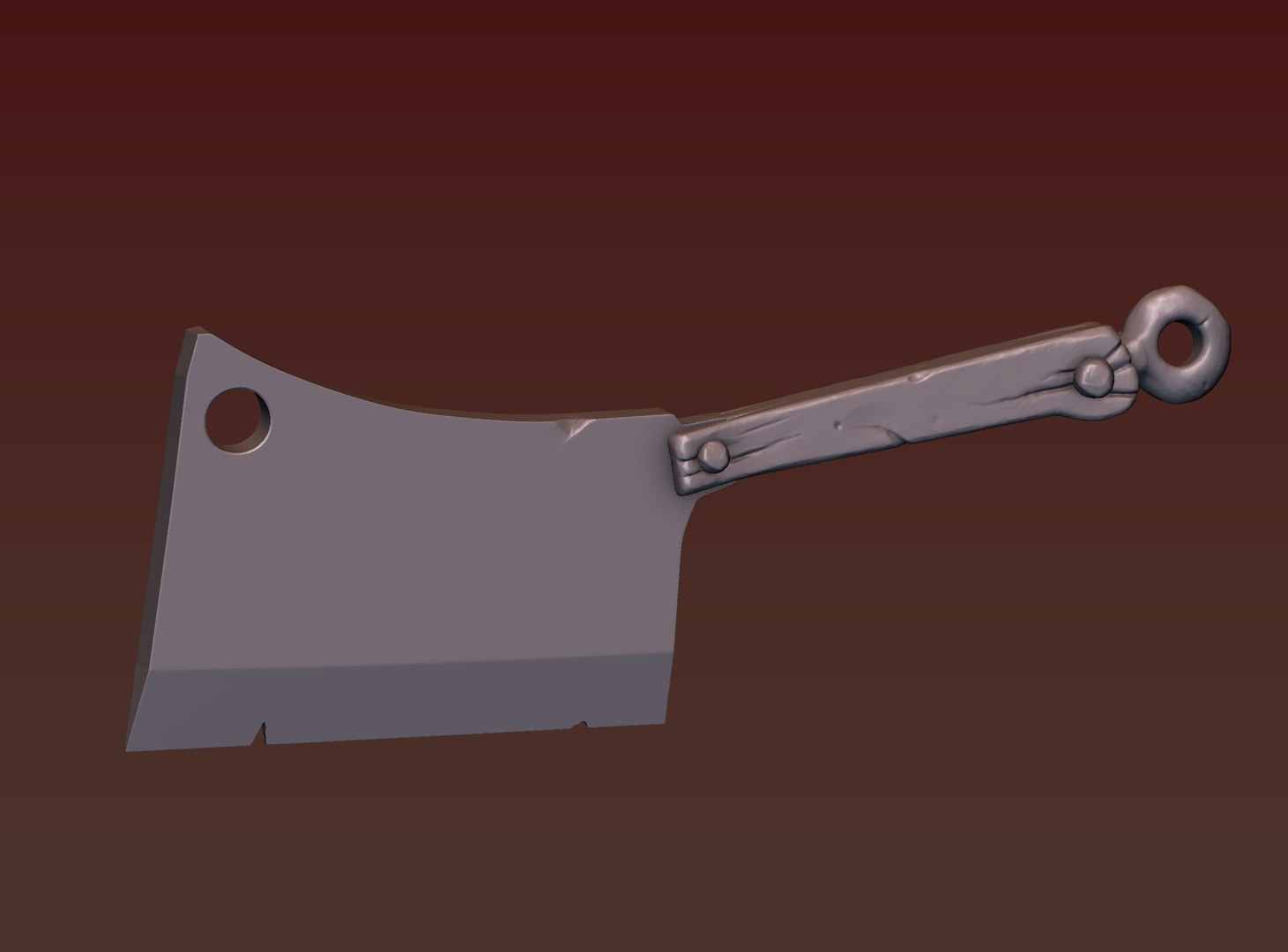 3D Butcher Ax - TurboSquid 1875970