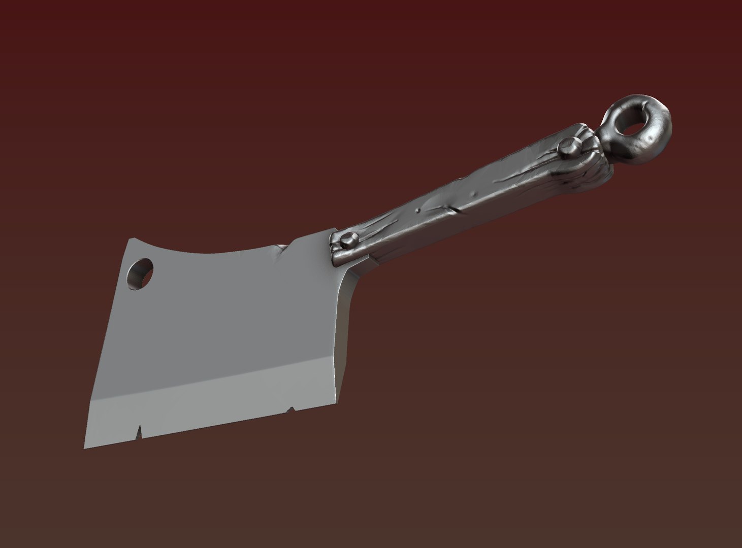 3D Butcher Ax - TurboSquid 1875970