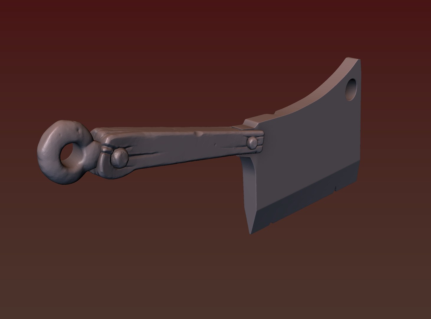 3D Butcher Ax - TurboSquid 1875970