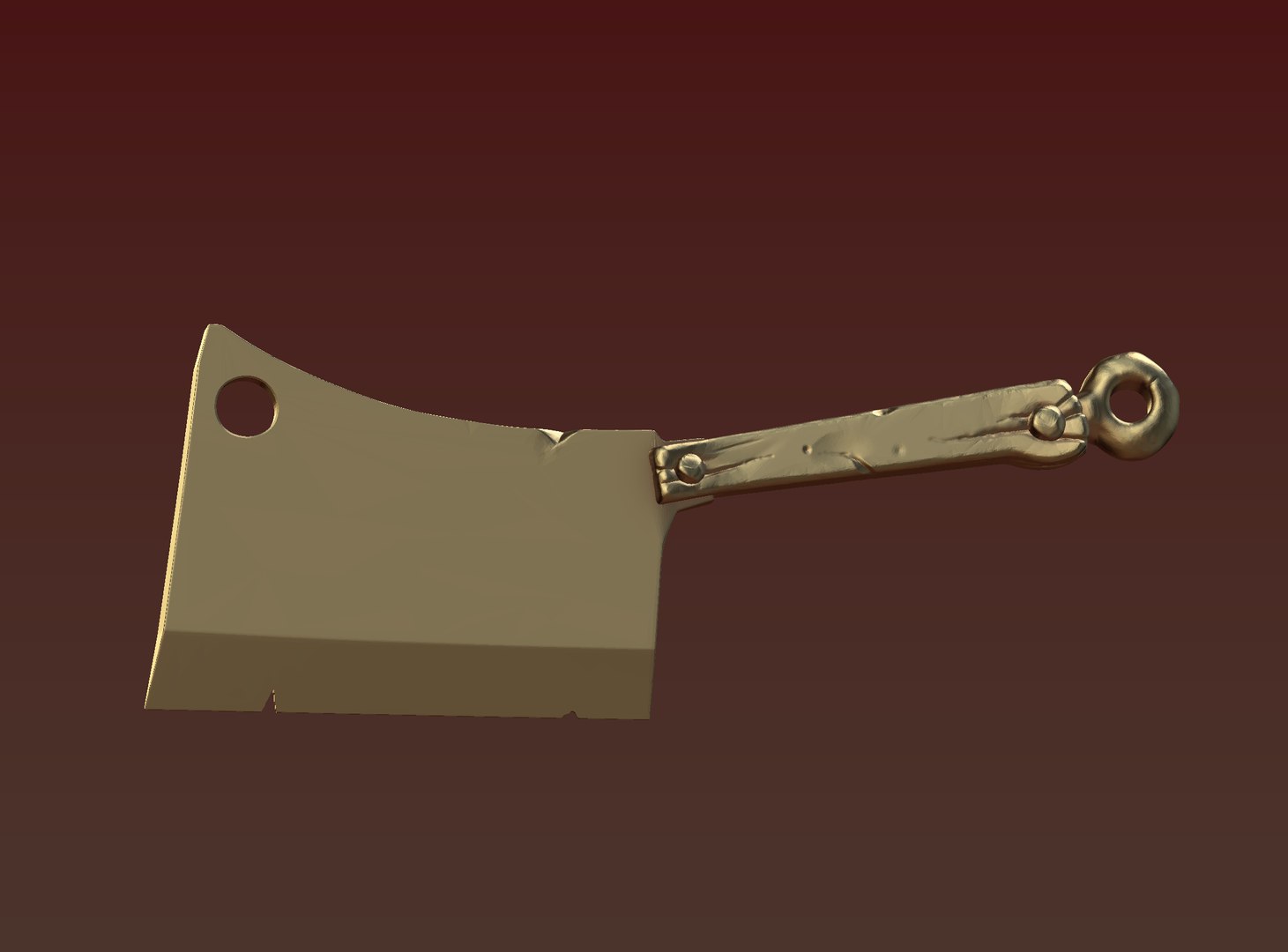 3D Butcher Ax - TurboSquid 1875970