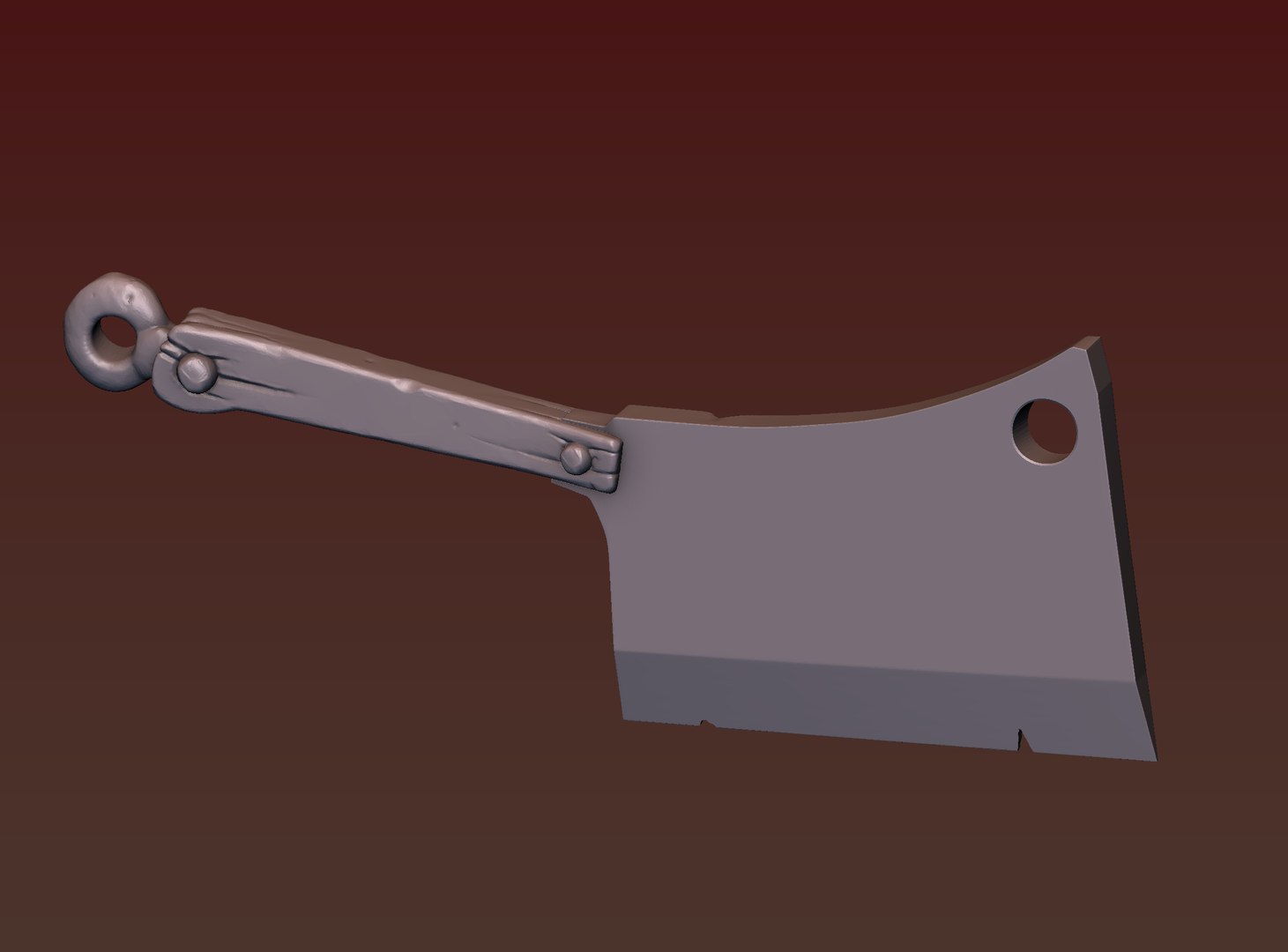 3D Butcher Ax - TurboSquid 1875970