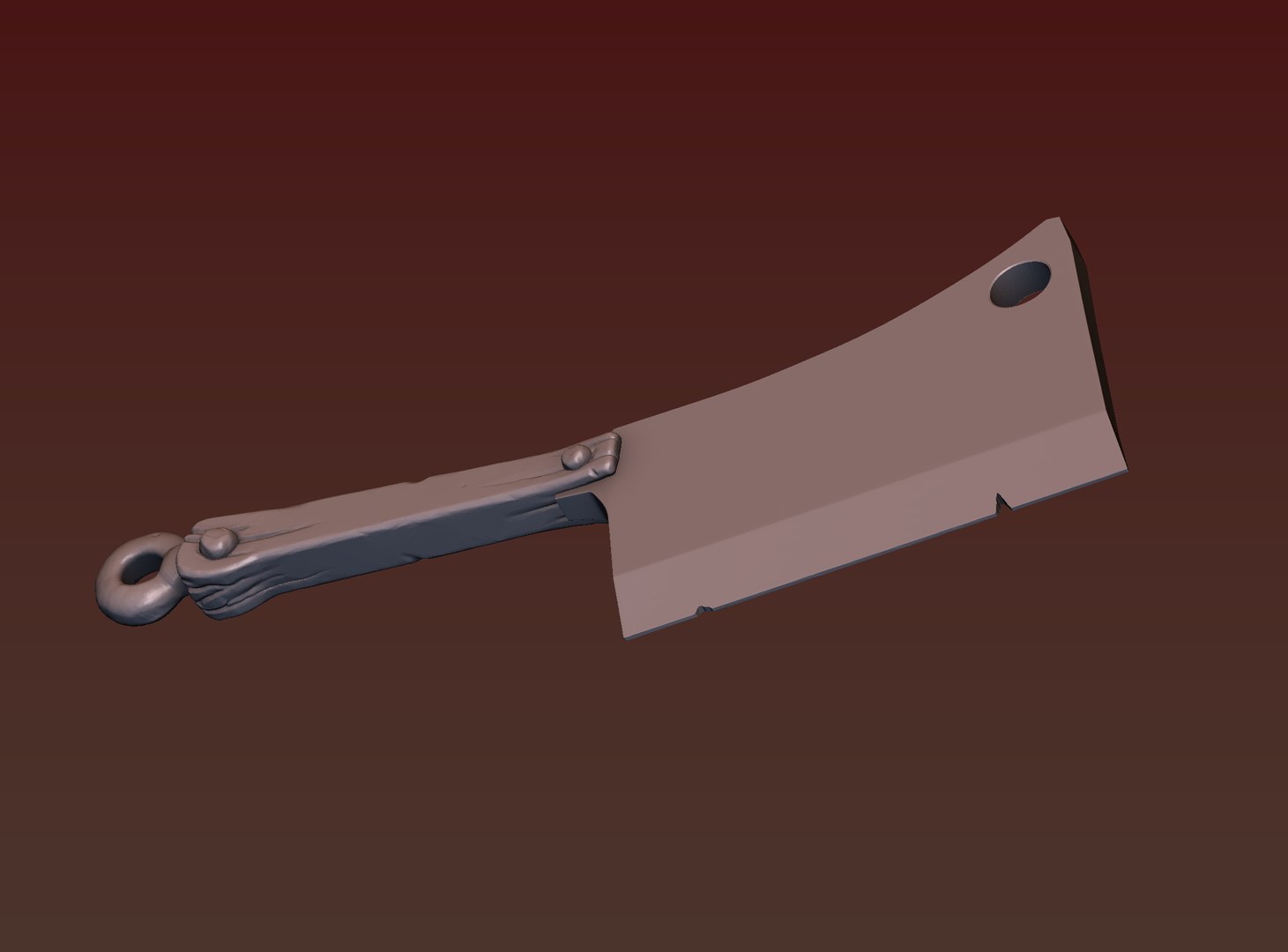3D Butcher Ax - TurboSquid 1875970