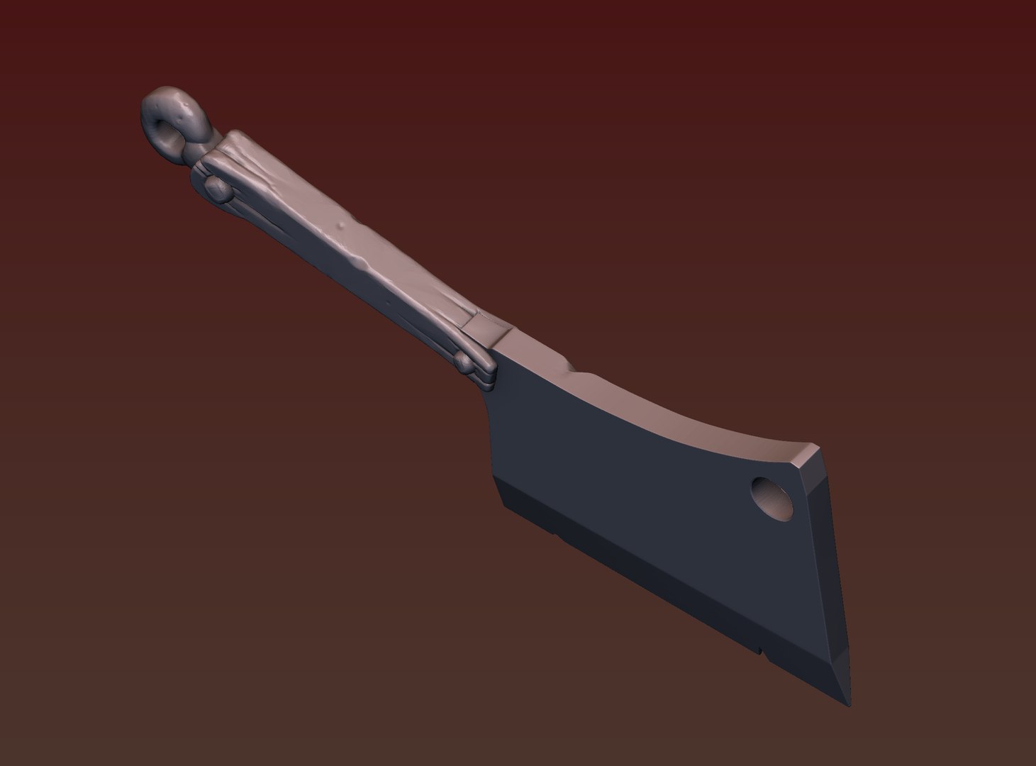 3D Butcher Ax - TurboSquid 1875970