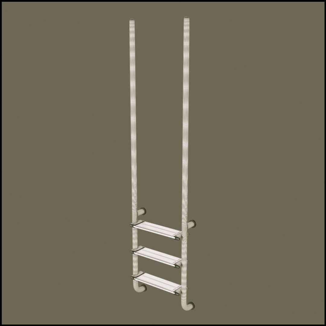 Ladder Steps Swimming Pool 3d Obj