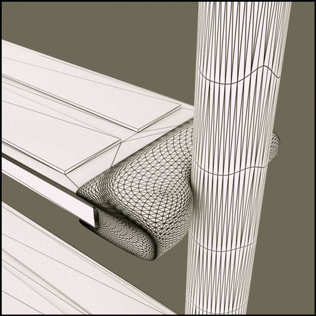 Ladder Steps Swimming Pool 3d Obj