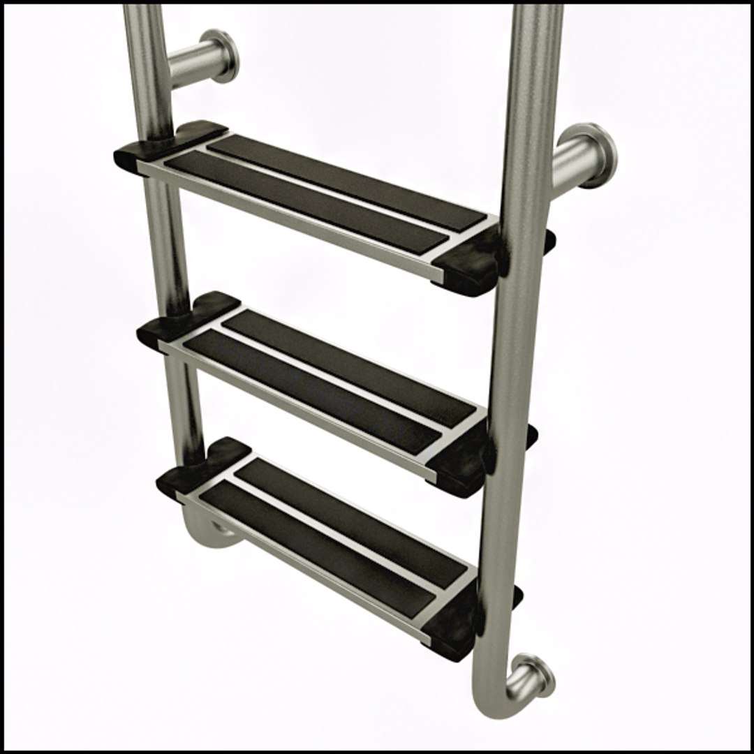 Ladder Steps Swimming Pool 3d Obj