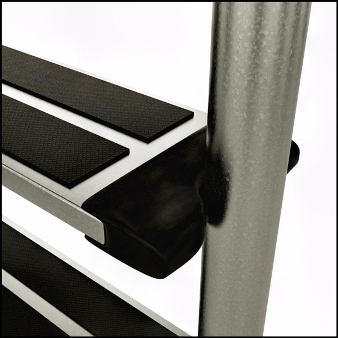 Ladder Steps Swimming Pool 3d Obj