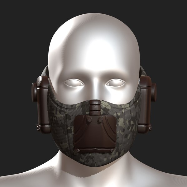 3D gas mask model - TurboSquid 1604272