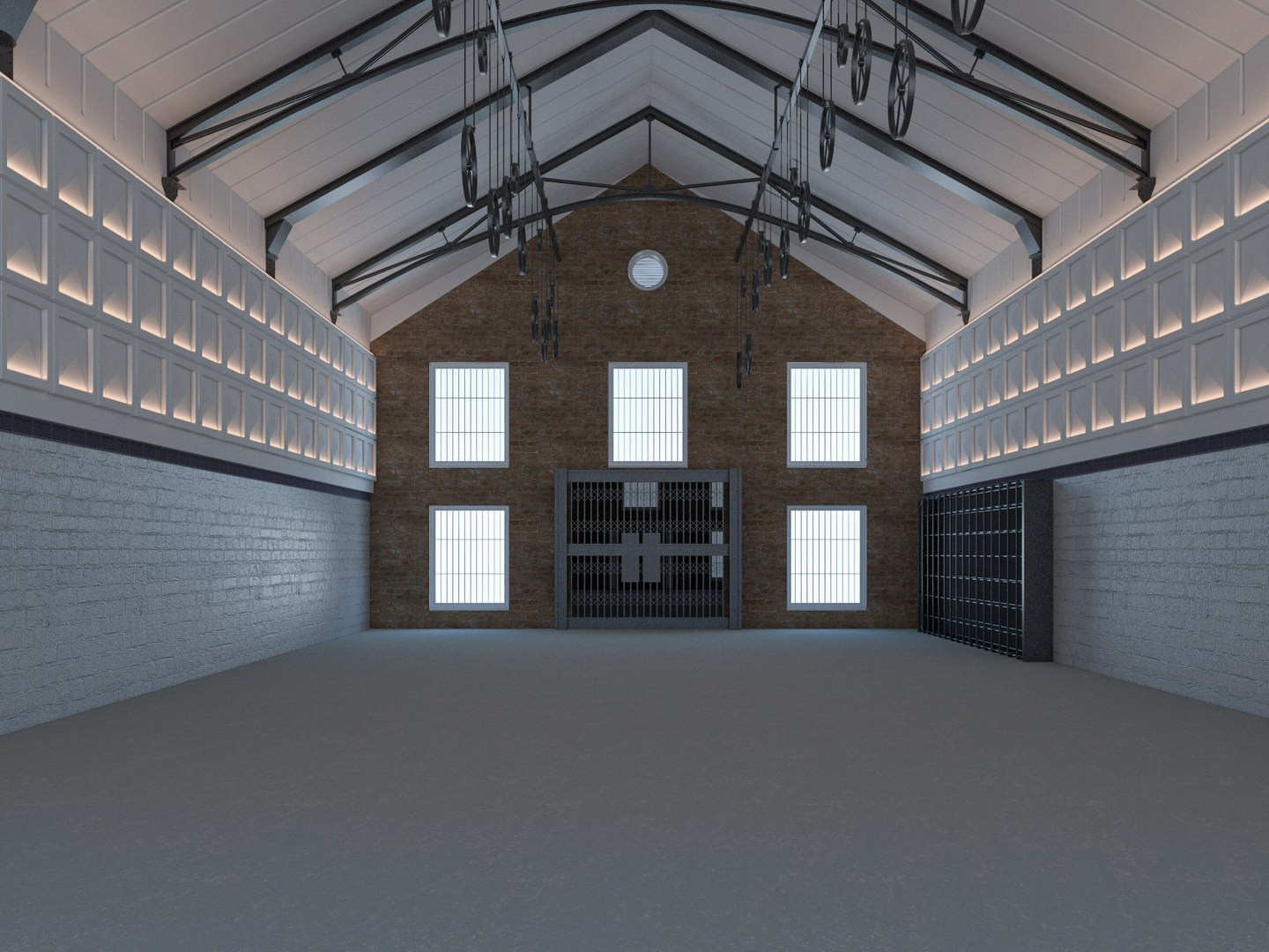 3D Model Modern Warehouse Interior And Exterior 2 - TurboSquid 2115200