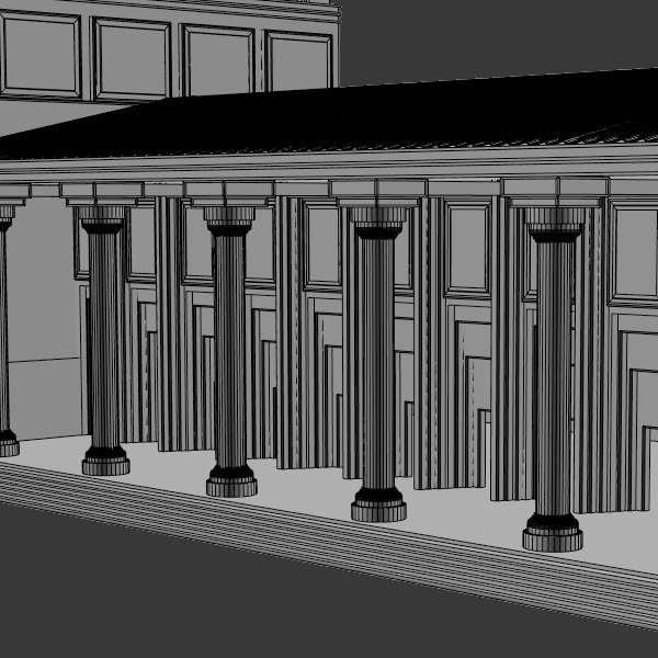 3ds max ancient greek palace