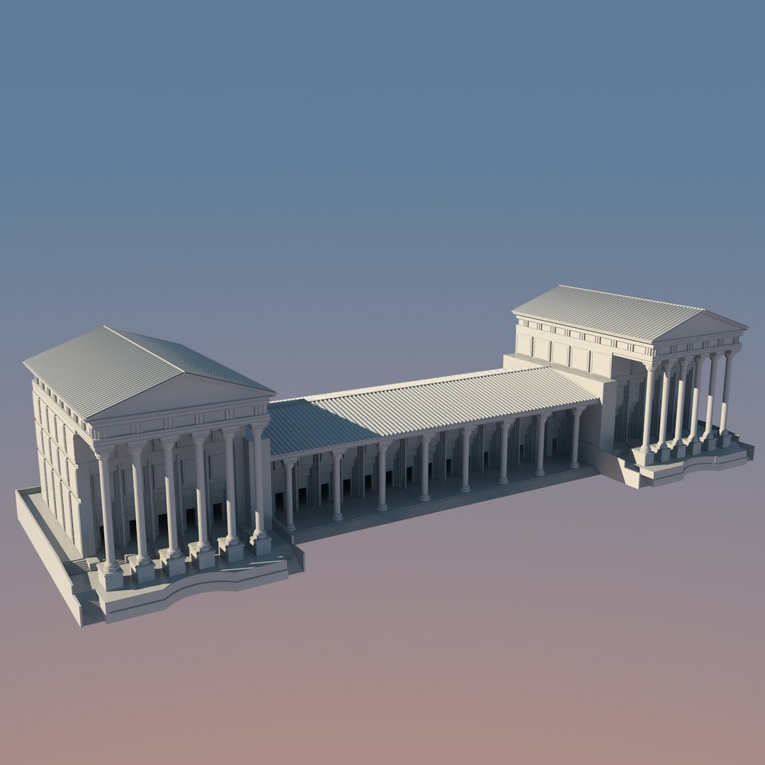 3ds Max Ancient Greek Palace