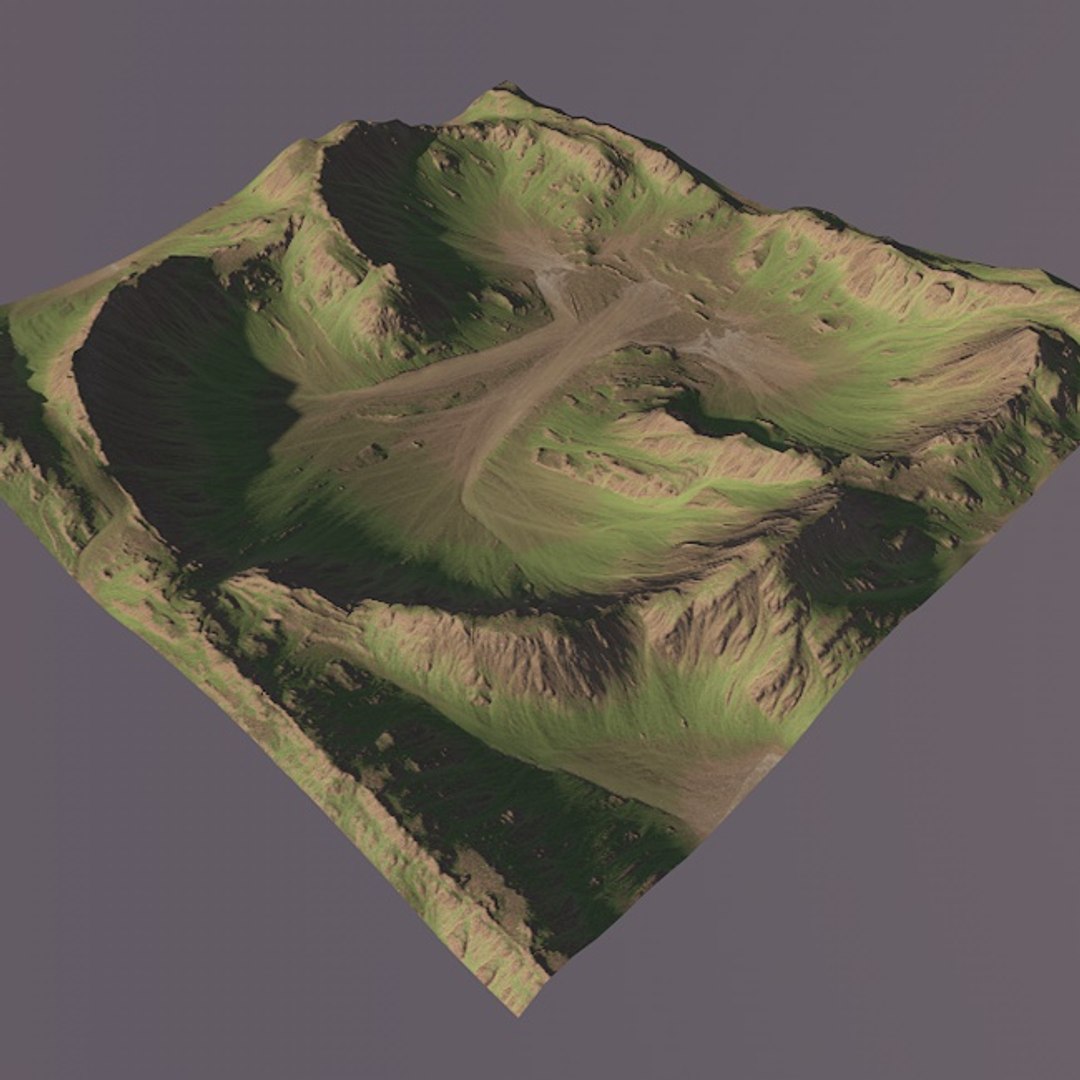 Mountain Maps Terrain 3d Max