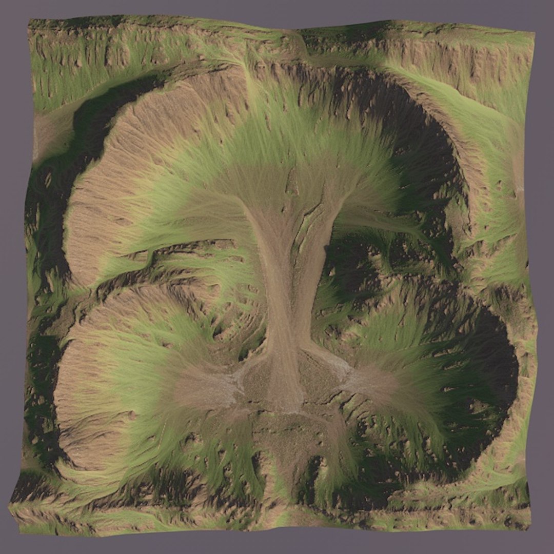 Mountain Maps Terrain 3d Max