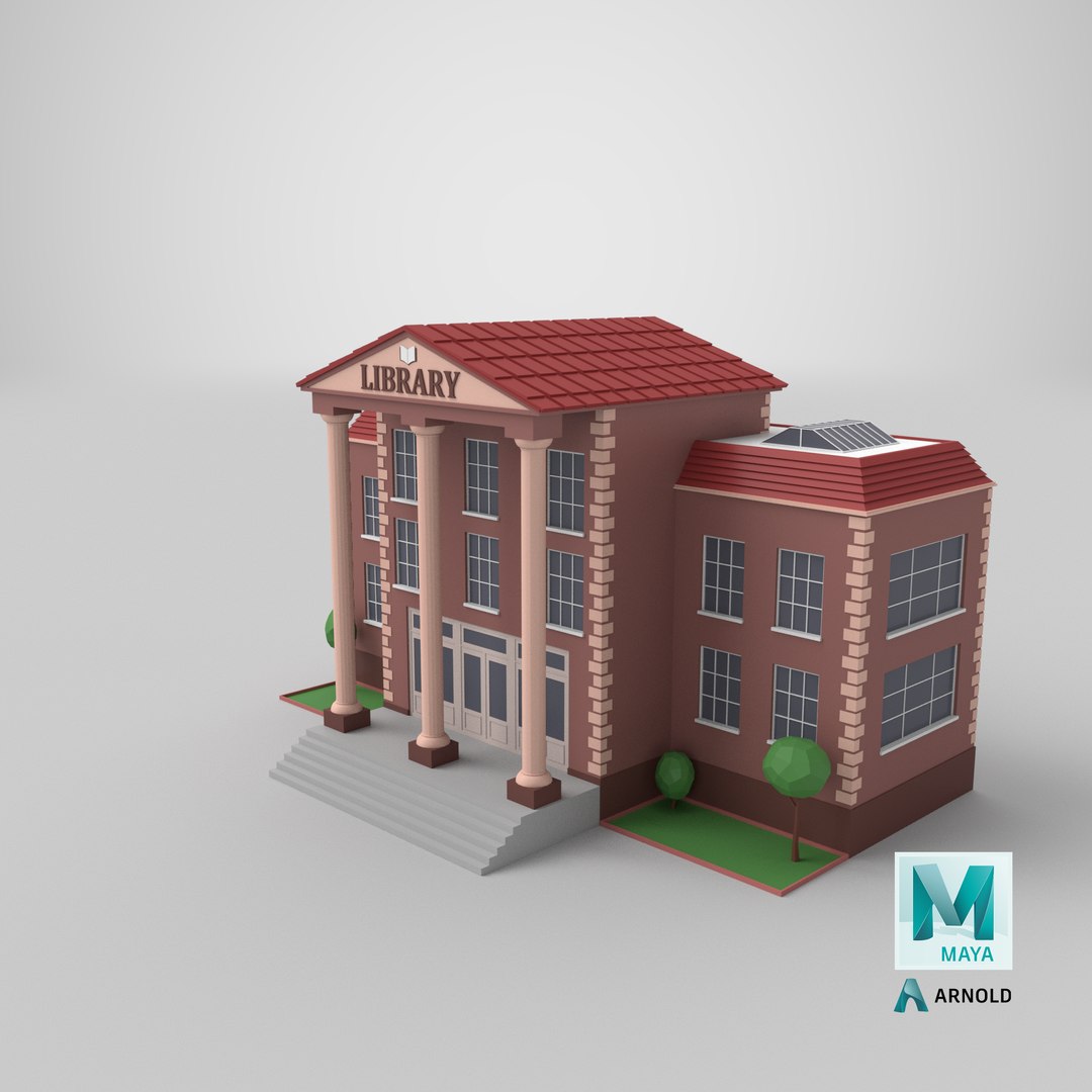 3D Low Poly Cartoon Library - TurboSquid 1823462