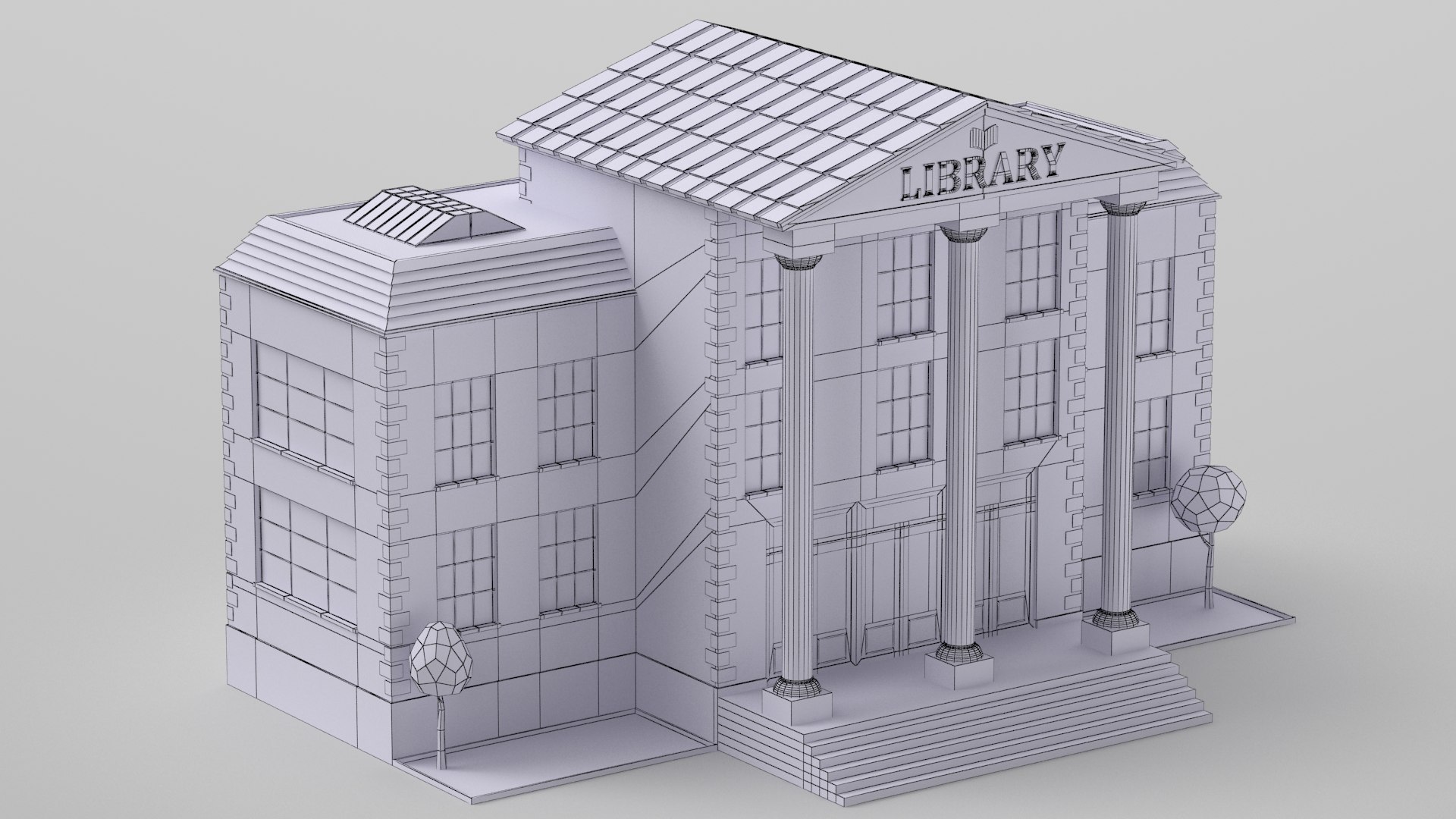 3D Low Poly Cartoon Library - TurboSquid 1823462