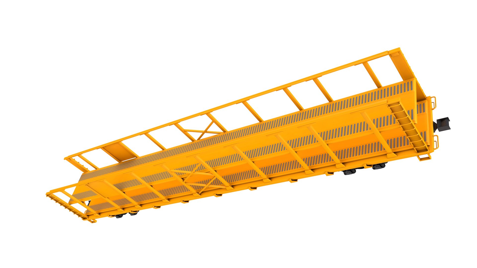 3D Model Generic Auto Rack Train Car - TurboSquid 2380710