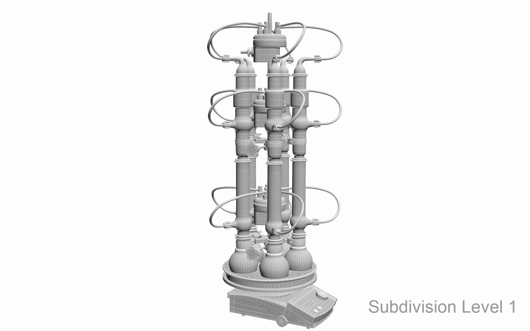 3D Parallel Synthesis Station model - TurboSquid 2041114