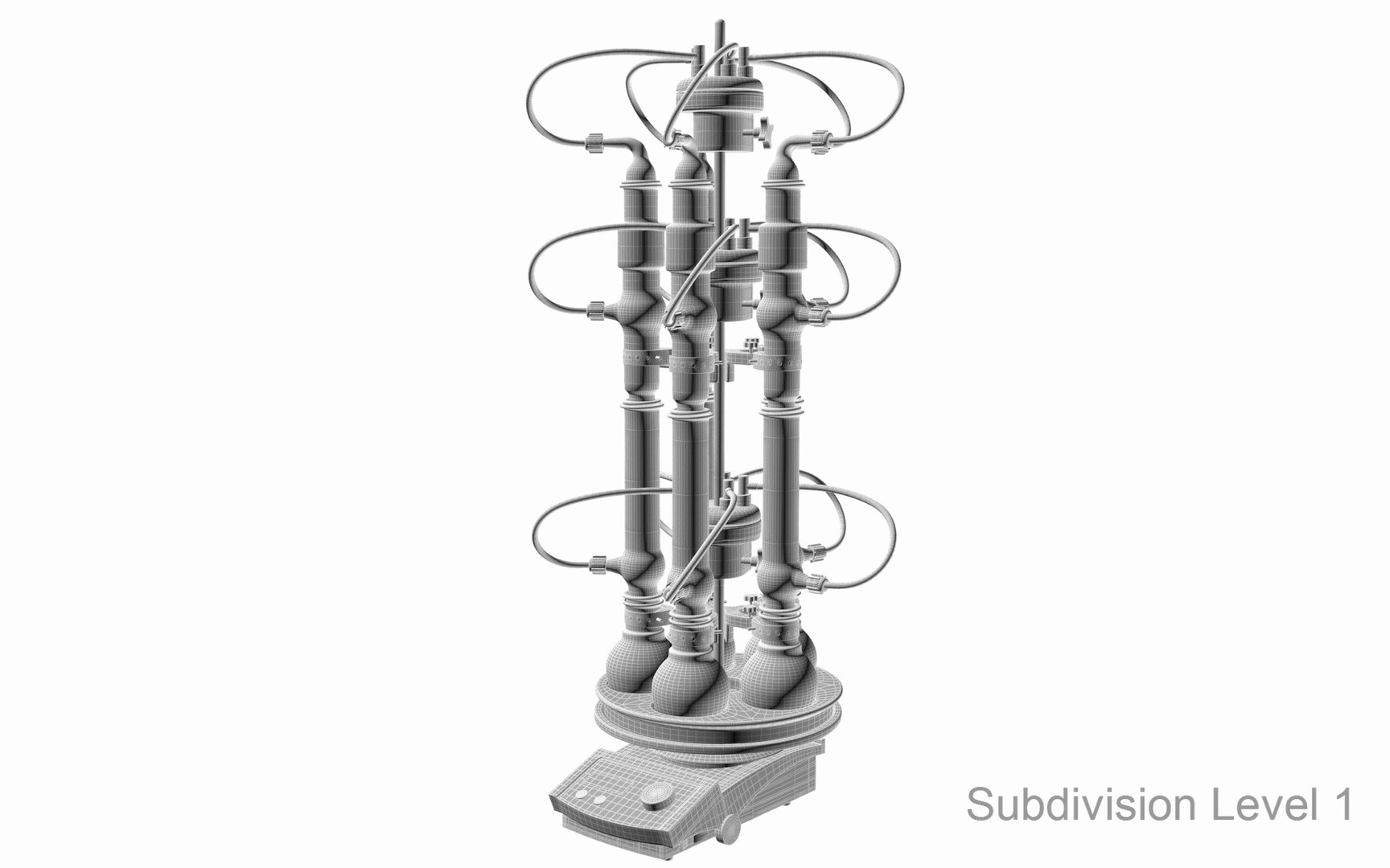 3D Parallel Synthesis Station model - TurboSquid 2041114