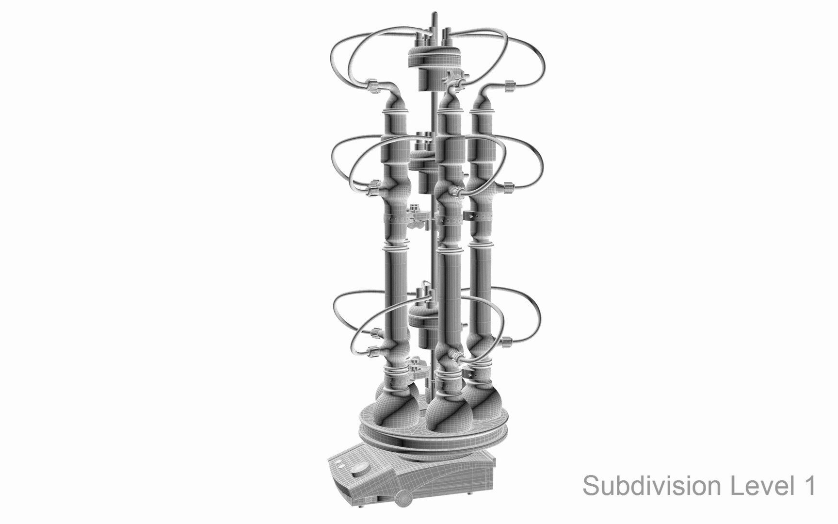 3D Parallel Synthesis Station model - TurboSquid 2041114