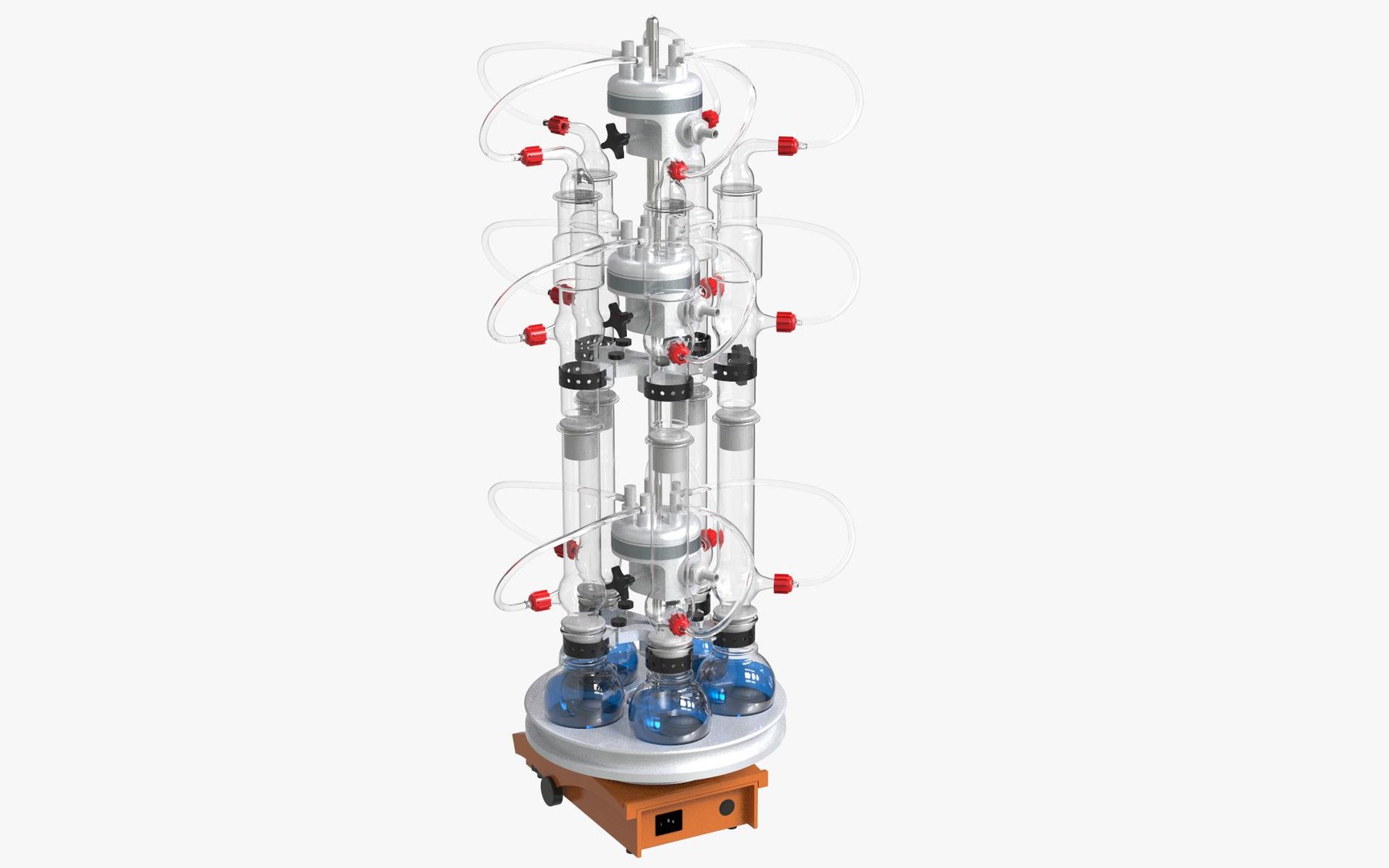 3D Parallel Synthesis Station model - TurboSquid 2041114