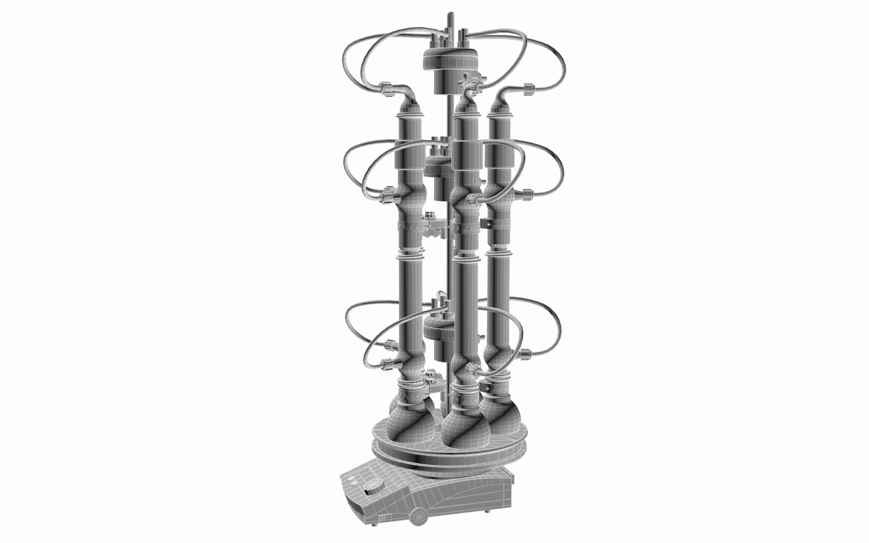 3D Parallel Synthesis Station model - TurboSquid 2041114
