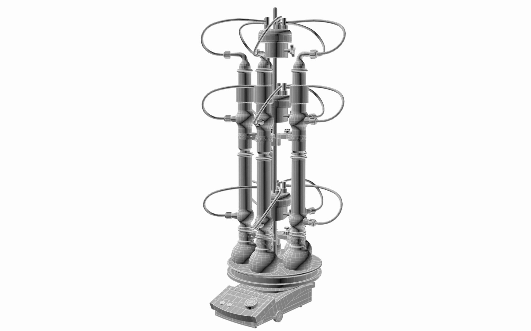 3D Parallel Synthesis Station model - TurboSquid 2041114