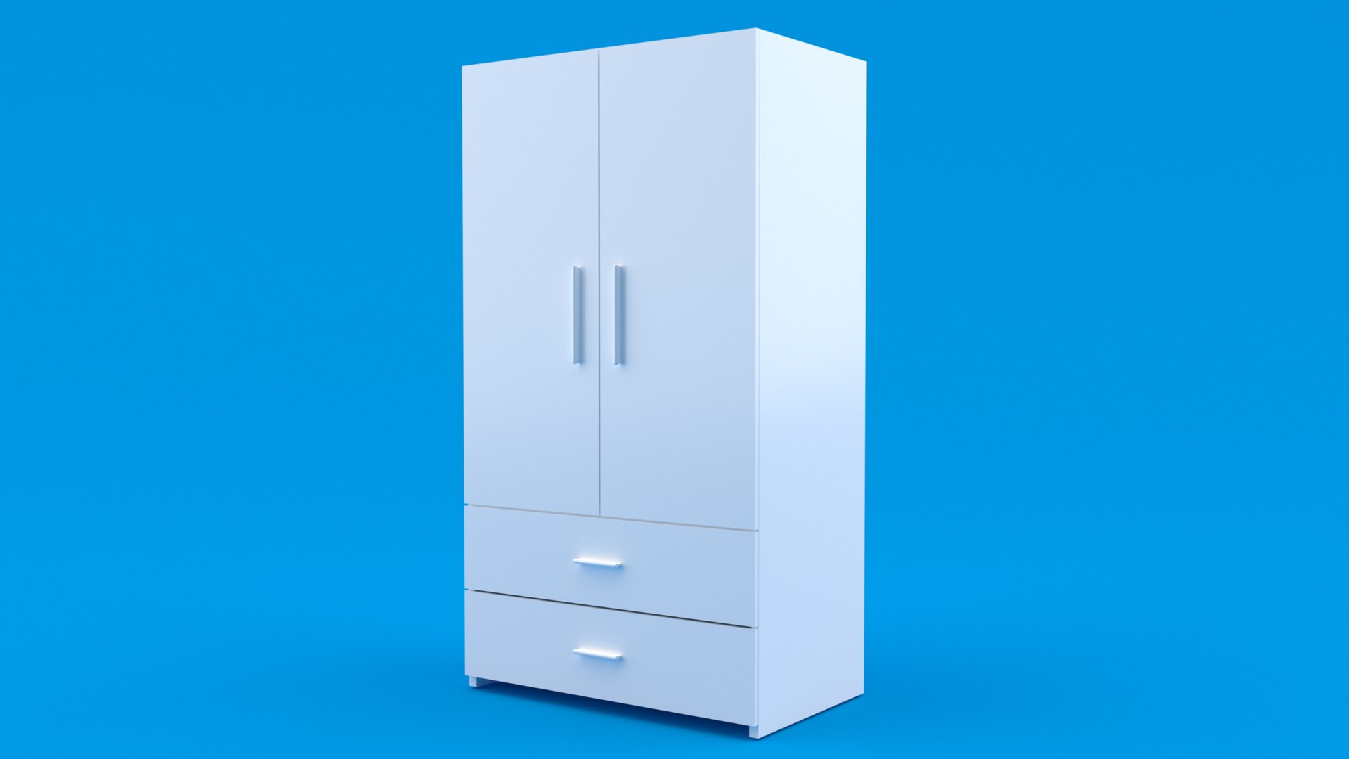 Simplistic Wardrobe Model - TurboSquid 1314080