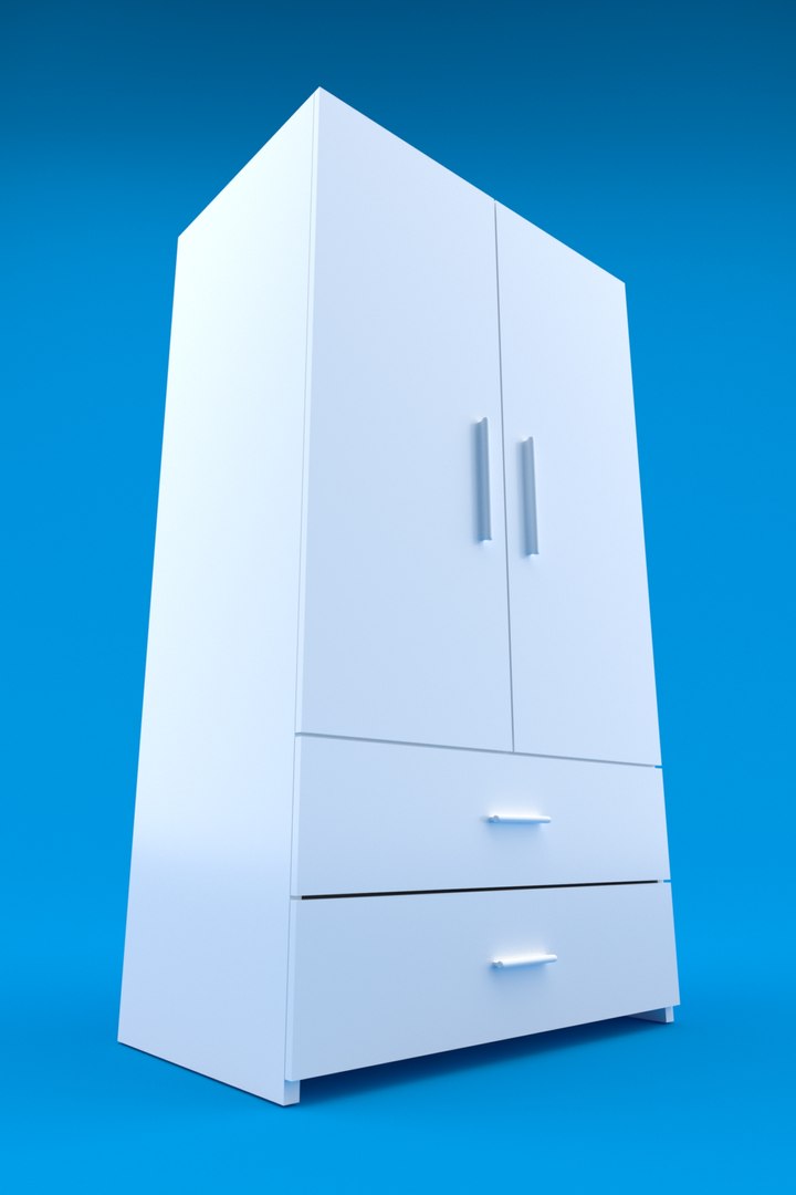 Simplistic Wardrobe Model - TurboSquid 1314080