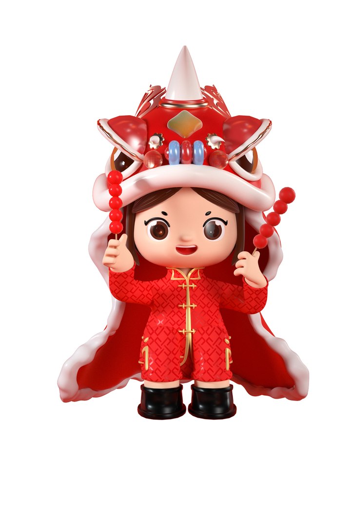 3D Little girl cartoon girl children New - TurboSquid 2100009