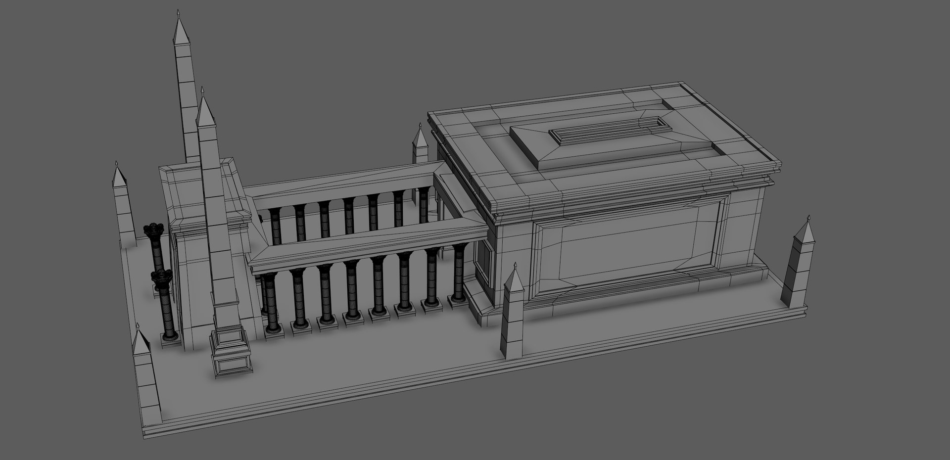 Ancient Egyptian Temple 3D Model - TurboSquid 2253746