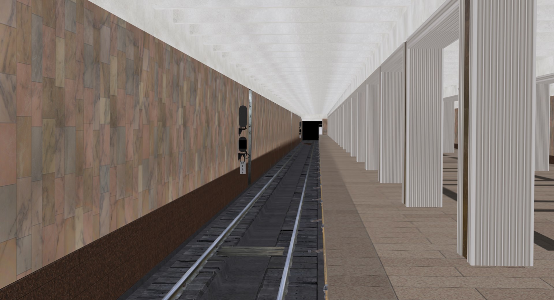 3D Soviet Union Subway Station - TurboSquid 1261879