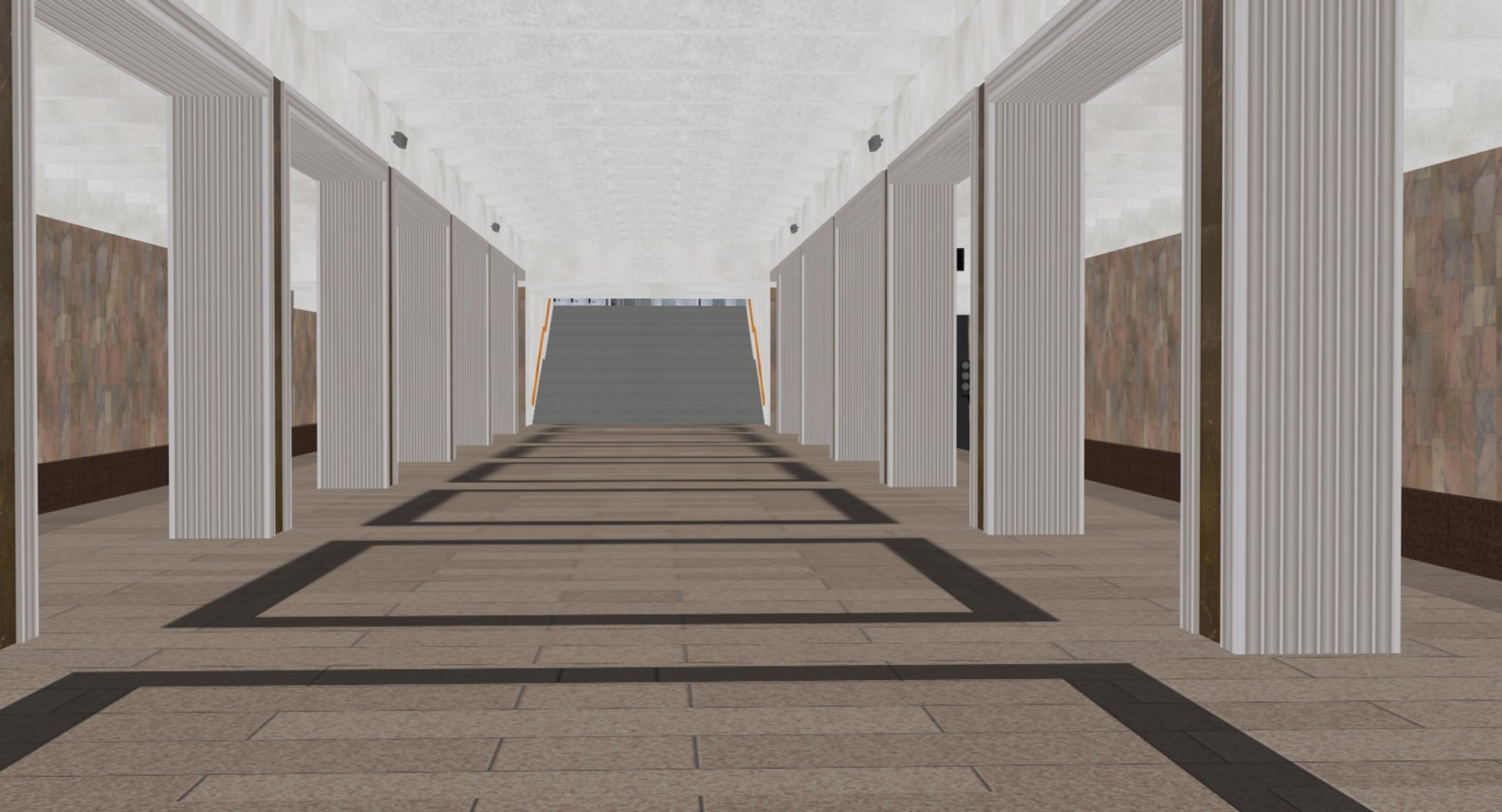 3D Soviet Union Subway Station - TurboSquid 1261879