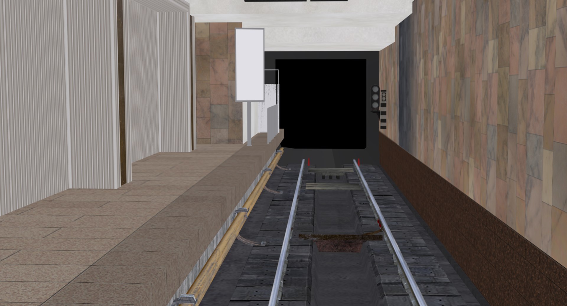 3D Soviet Union Subway Station - TurboSquid 1261879